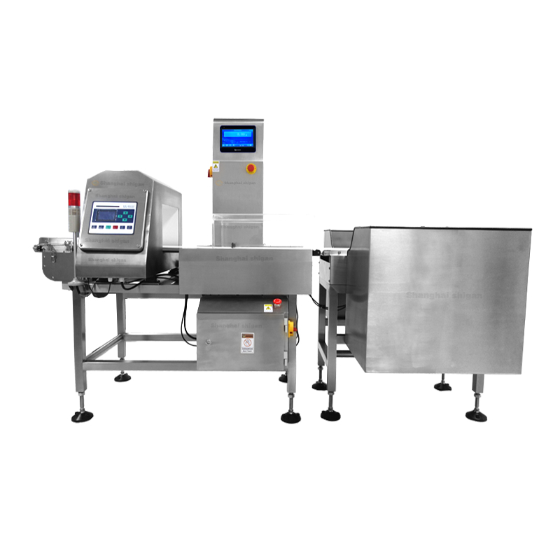 Food Boxes Bags Conveyer Belt Checkweigher with Industrial Metal ...